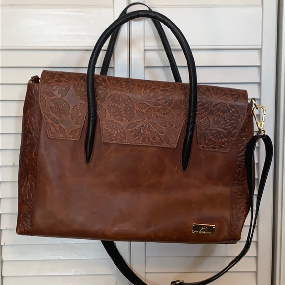 Velez | Bags | Velez Columbia Genuine Leather Totelaptop Bag | Poshmark